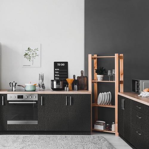 Dc fix BLACK SLATE MATT Sticky Back Plastic Vinyl Wrap Film (2m or 2.1m ...